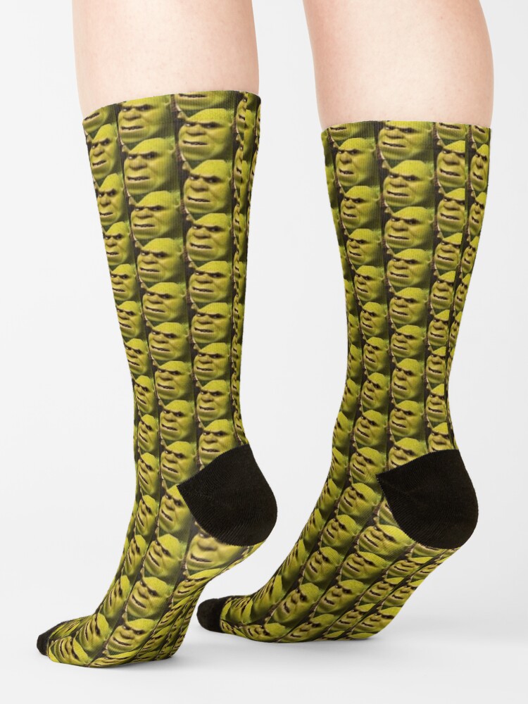 "Shrek Ew" Socks by emirbudur | Redbubble