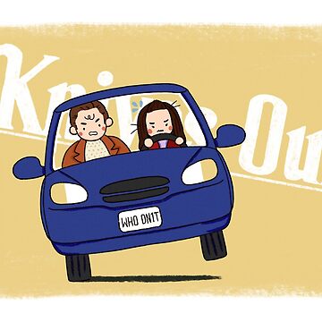 "Knives Out" Sticker for Sale by queen-guinevere | Redbubble