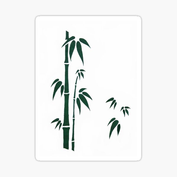 "Bamboo" Sticker for Sale by heatherfriedman | Redbubble
