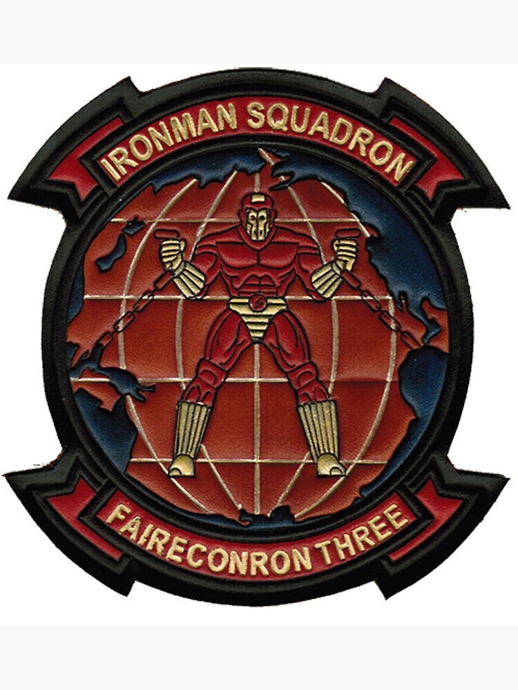 "US Navy Ironman Squadron FAIRECONRON THREE " Art Print for Sale by ...