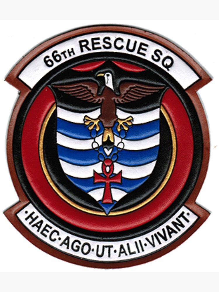 "USAF 66th Rescue Squadron Haec Ago Ut Alii Vivant Latin This I Do That ...
