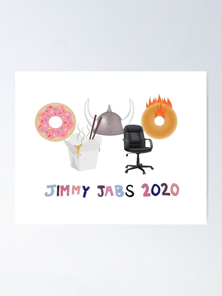 "Jimmy Jabs 2020" Poster by mkullen28 | Redbubble