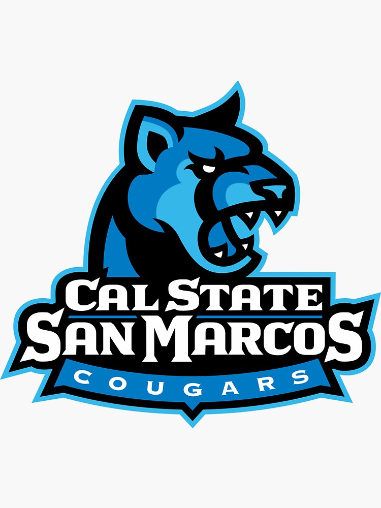"CSUSM cougars" Sticker for Sale by sophiamayaa | Redbubble
