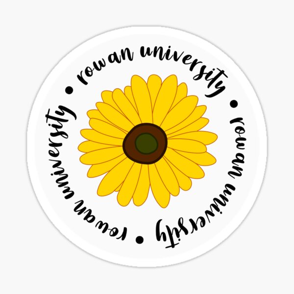 "Rowan University Flower Sticker" Sticker for Sale by honeybriii ...