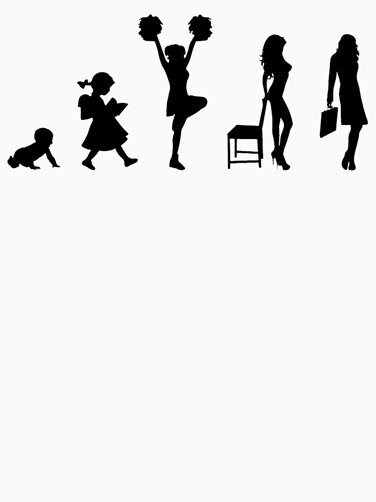 "Evolution women" T-shirt by 07Nameless | Redbubble
