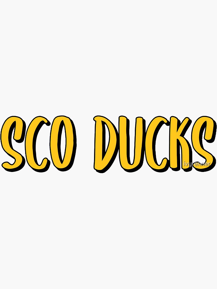 "sco ducks" Sticker by ivyrenner | Redbubble