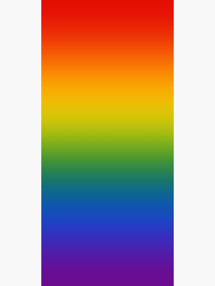 "Rainbow gradient" Sticker by dbrunke | Redbubble