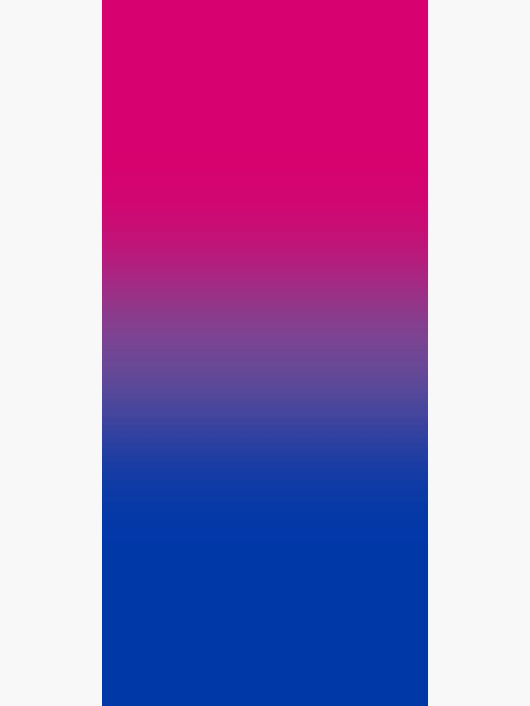 "Bisexual flag gradient" Sticker for Sale by dbrunke | Redbubble