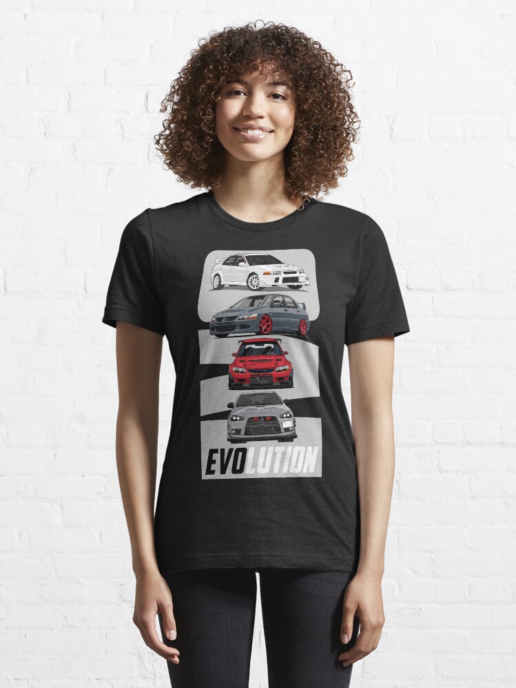 "Mitsubishi EVOlution Lancer Evo VII VIII IV X JDM Tuner" T-shirt for ...