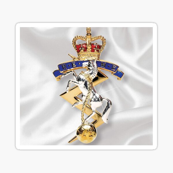 "REME badge (ROYAL ELECTRICAL MECHANICAL ENGINEERS) " Sticker for Sale ...