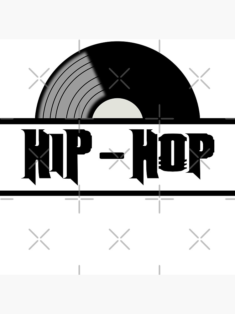 "Hip Hop Vinyl Logo Design" Poster for Sale by onjcdesign | Redbubble