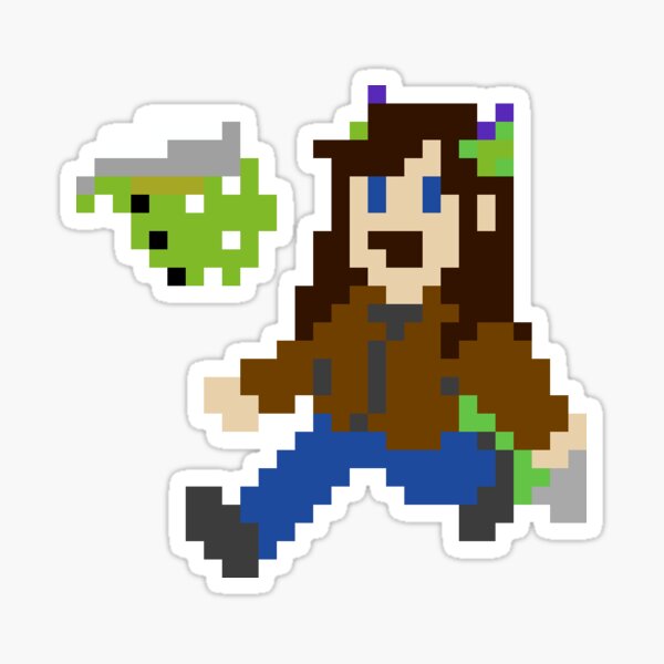 "Pixel Friend - Beaker" Sticker for Sale by Joshimations | Redbubble
