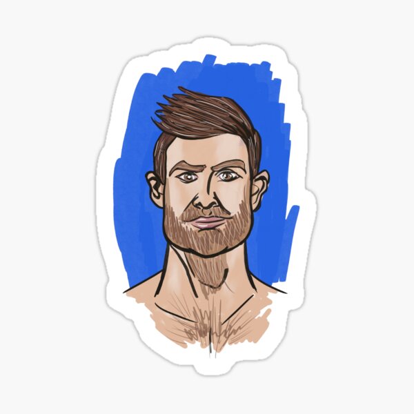 "Sketchy Bae, Men, Hotties, Hunks, Cute, Scruff, Guys, Beards" Sticker ...