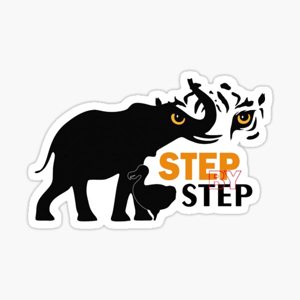 "Step By Step Campaign" Sticker for Sale by vinnmarion | Redbubble