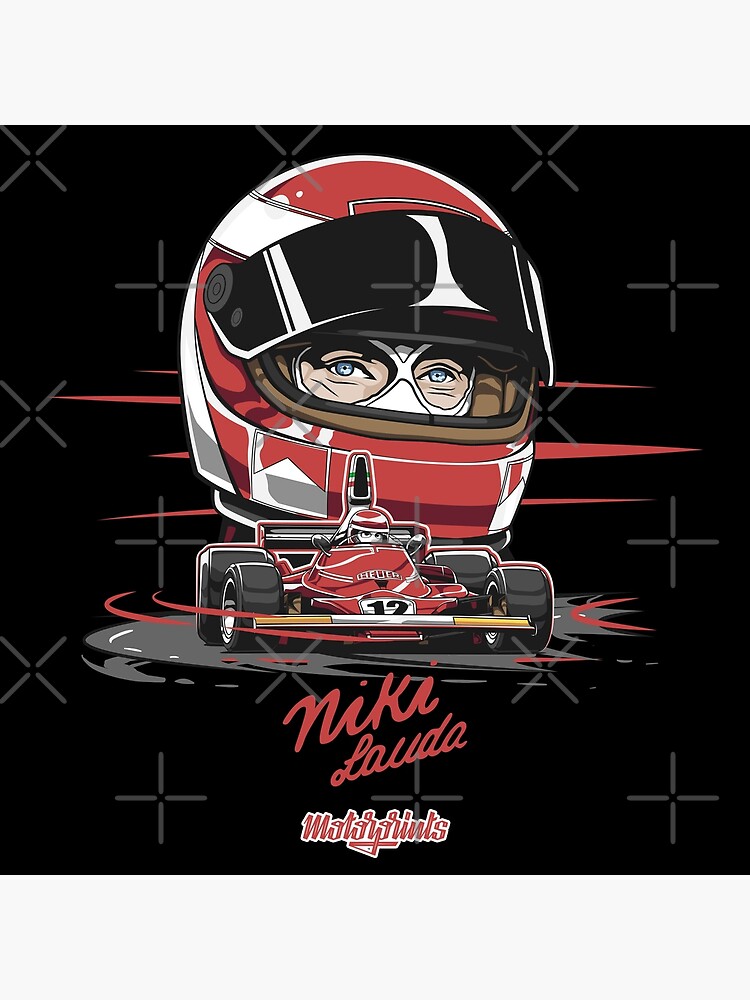 "Niki Lauda" Poster for Sale by MotorPrints | Redbubble