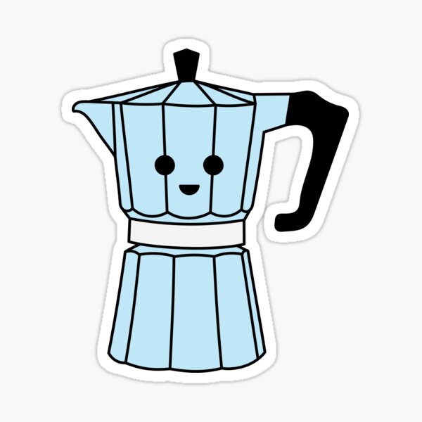 "Moka Pot" Sticker by gabehern | Redbubble