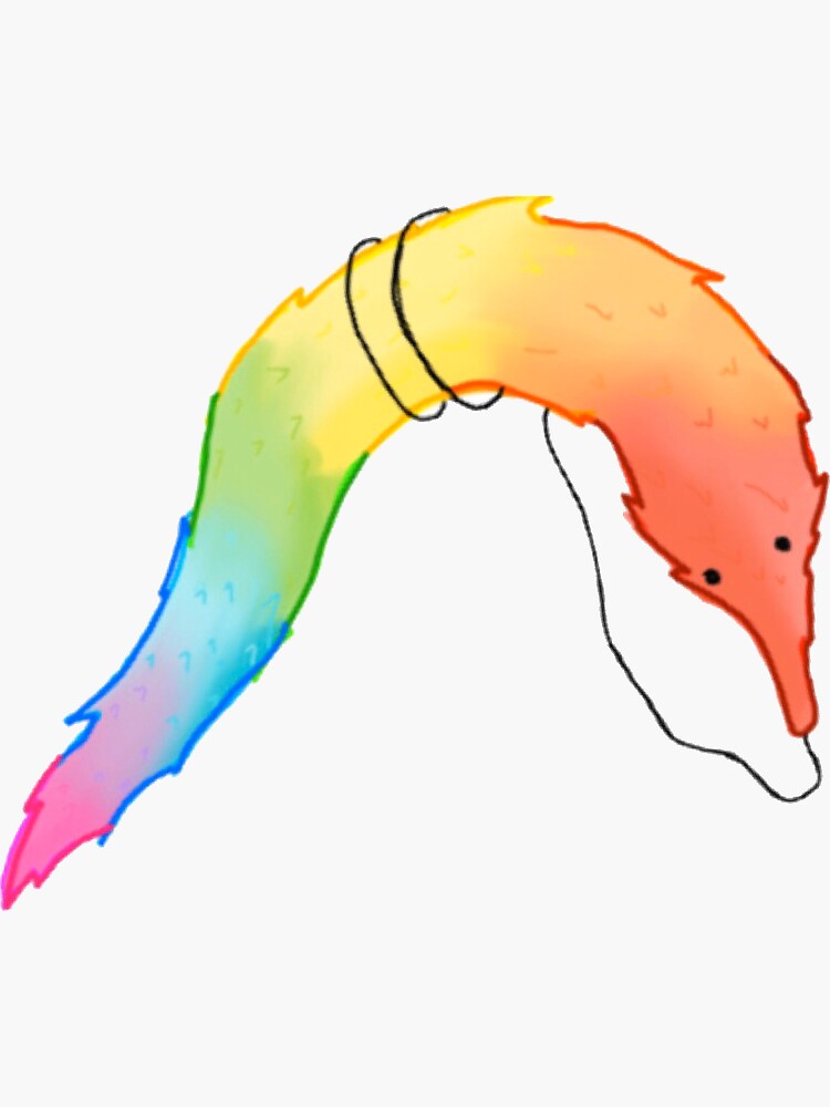 "worm on a string" Sticker by simonsreptiles | Redbubble
