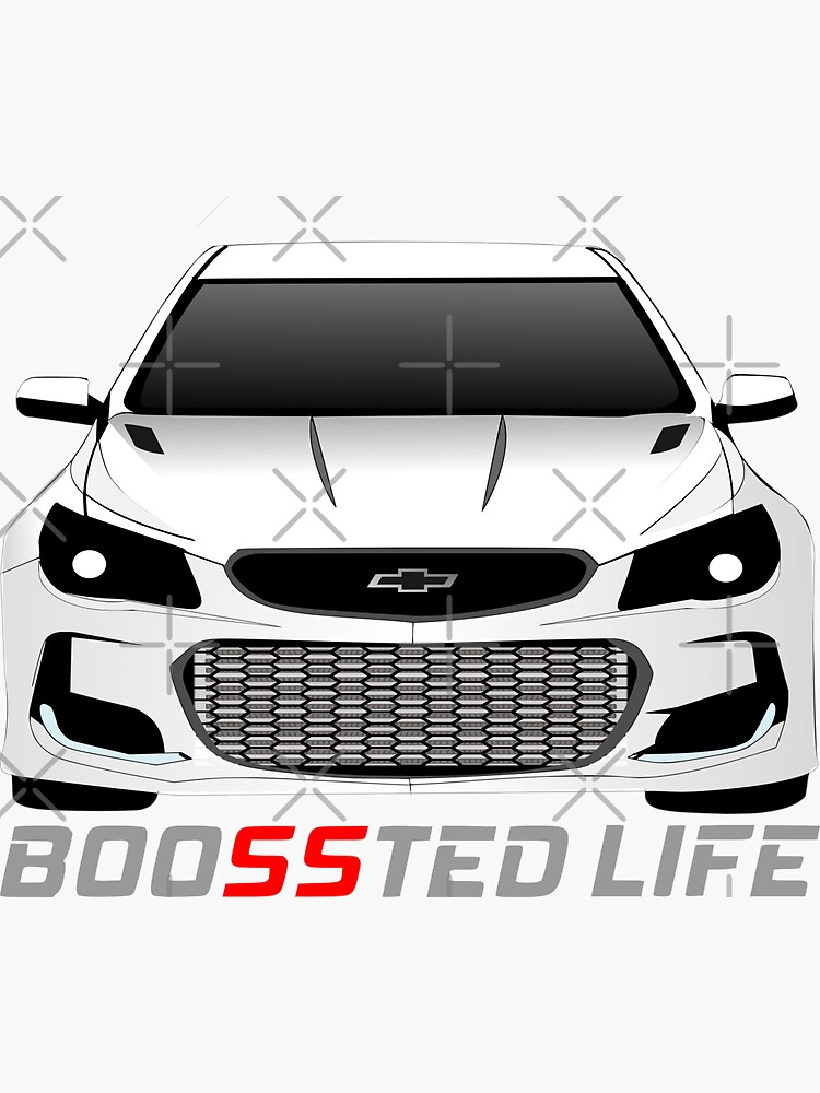 "SS CHEVY BOOSTED LIFE" Sticker for Sale by Danielne31 | Redbubble