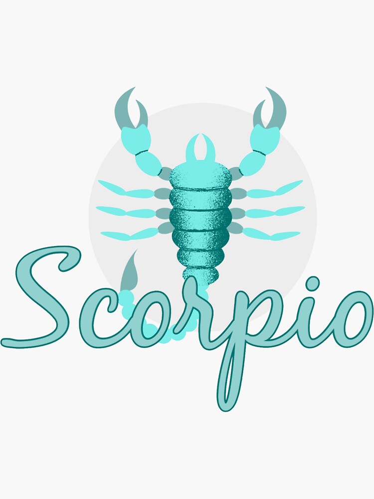 "Scorpio Sticker" Sticker by maddypolke | Redbubble