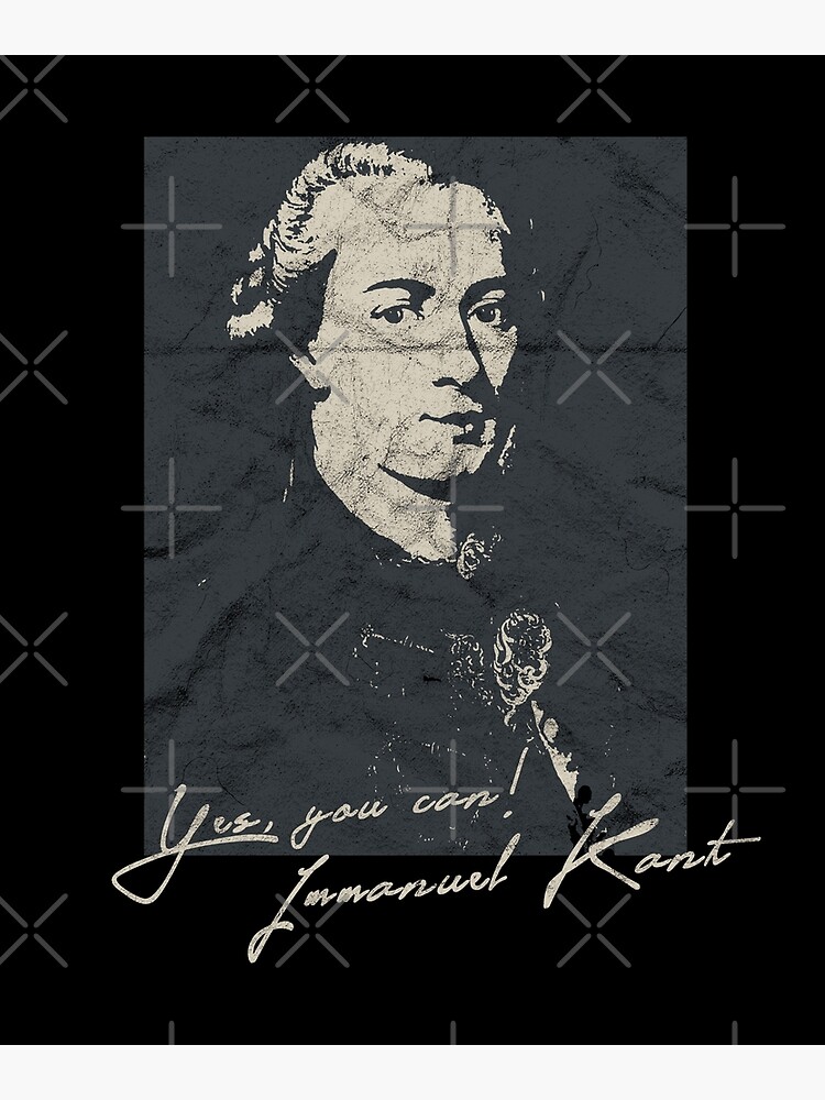 "Immanuel Kant Vintage Philosophy Nihilism Nietzsche Design " Poster ...