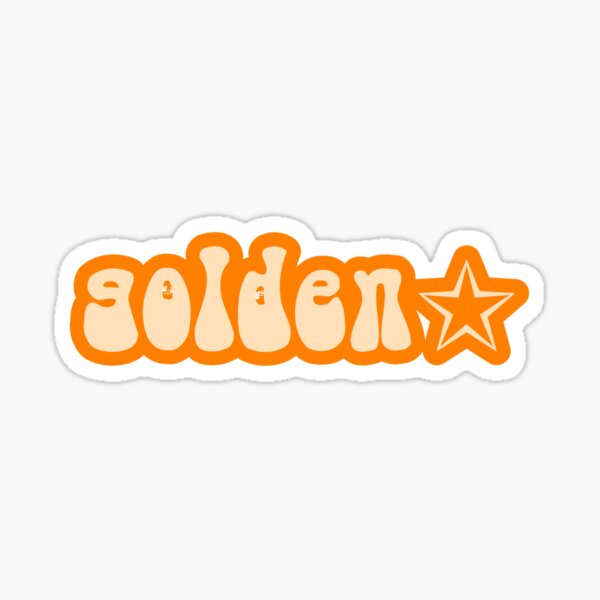 "golden harry styles fine line" Sticker by okayaiden | Redbubble