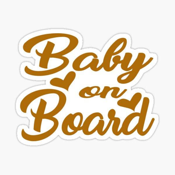 Baby On Board Stickers | Redbubble