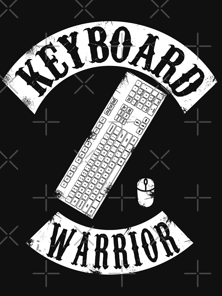 "Keyboard Warrior" T-shirt for Sale by thehappyiceman7 | Redbubble ...