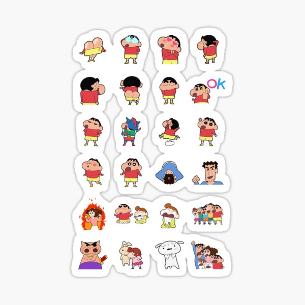 Shin Chan Stickers | Redbubble