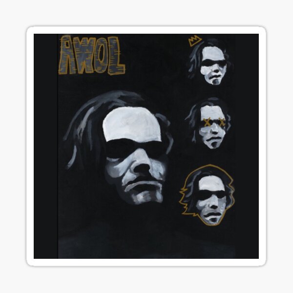 "AWOL Album Cover" Sticker by prodigythakid | Redbubble