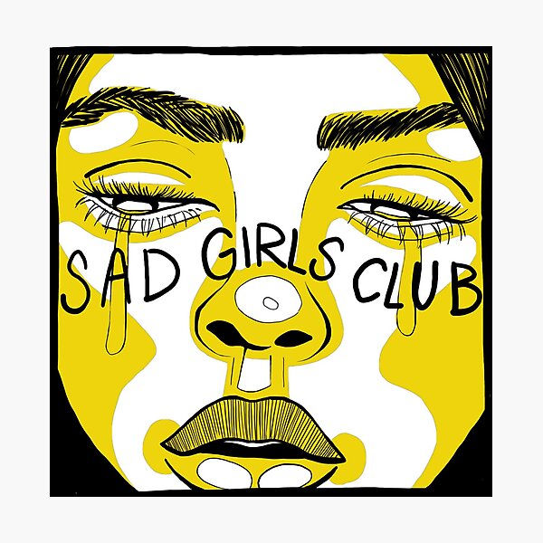 Sad Girls Club Wall Art | Redbubble