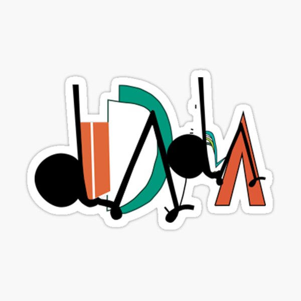 "Dada Type 3" Sticker for Sale by bettypure | Redbubble