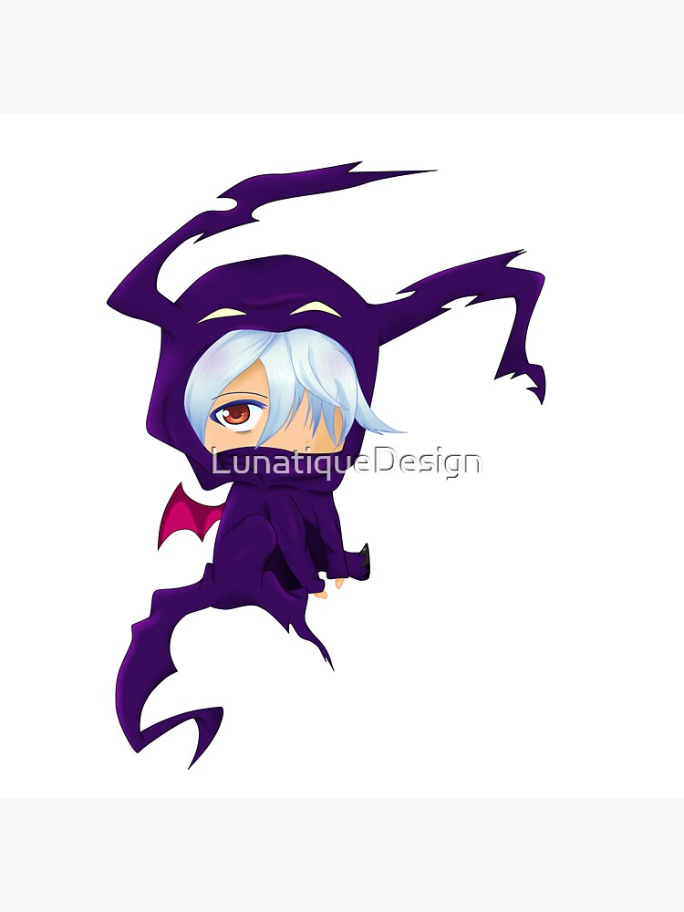 "Chibi Phantom Demon" Sticker by LunatiqueDesign | Redbubble