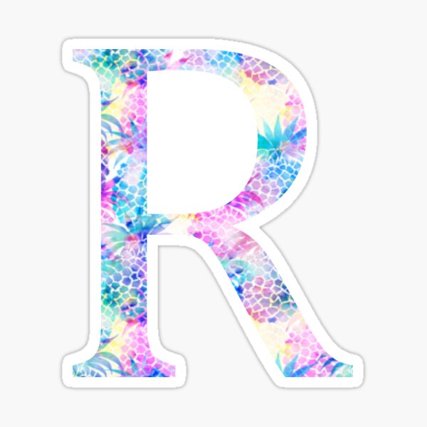 Monogram R Stickers | Redbubble