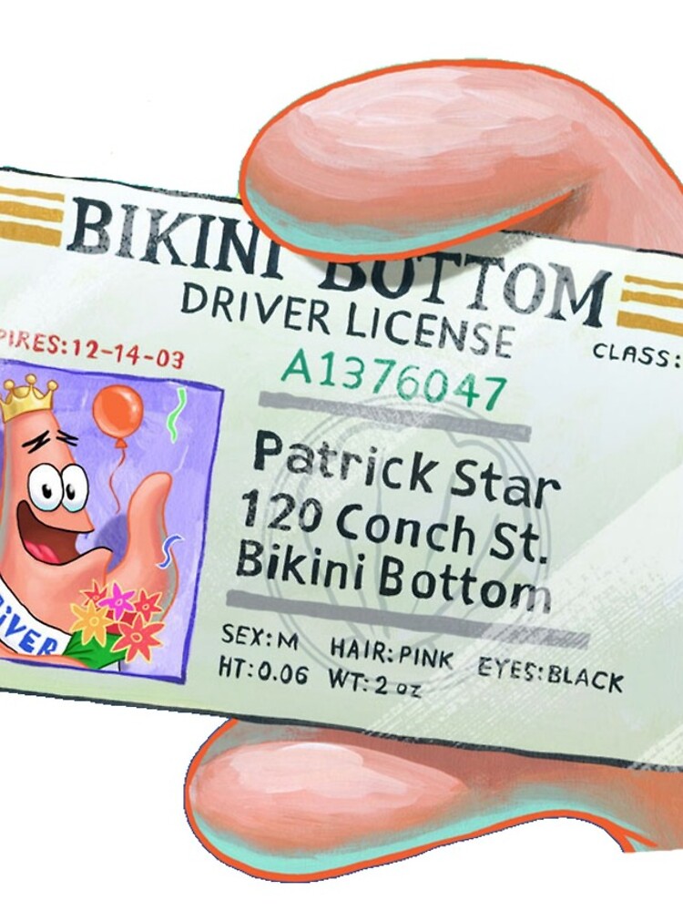 "patrick star ID" iPhone Case for Sale by caitlinnokeyy | Redbubble