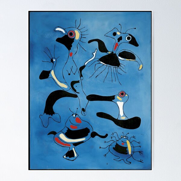 "Joan Miro Birds and Insects" Poster for Sale by bettypure | Redbubble