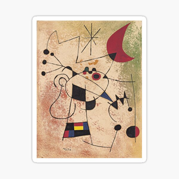 "Miro 14" Sticker for Sale by bettypure | Redbubble