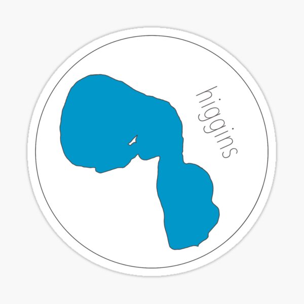 "Higgins Lake " Sticker by LuvUrLake | Redbubble
