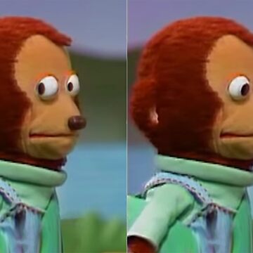 Funda y vinilo para iPad for Sale con la obra «Meme títere mono» de ...