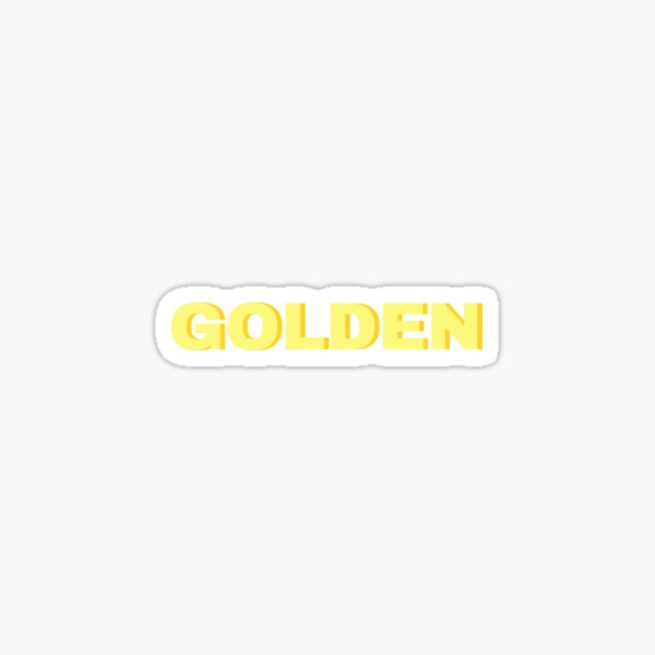 "Golden Harry Styles" Sticker by Neptalyr | Redbubble