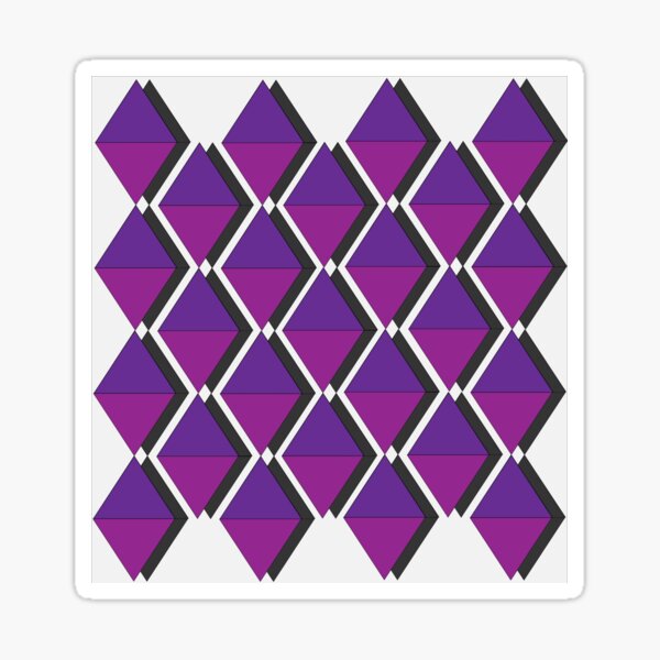 "Purple Geometric Shapes" Sticker for Sale by ellm | Redbubble