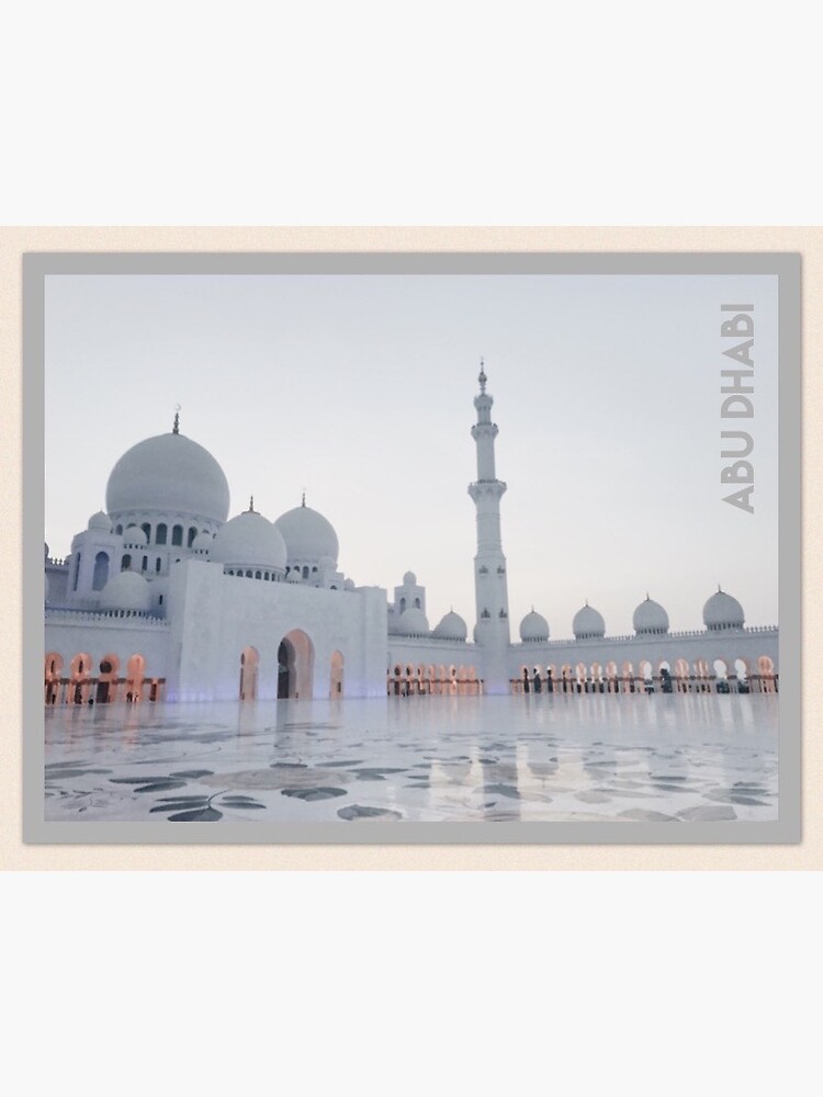 "Sheikh Zayed Grand Mosque sticker Abu Dhabi" Sticker for Sale by ...