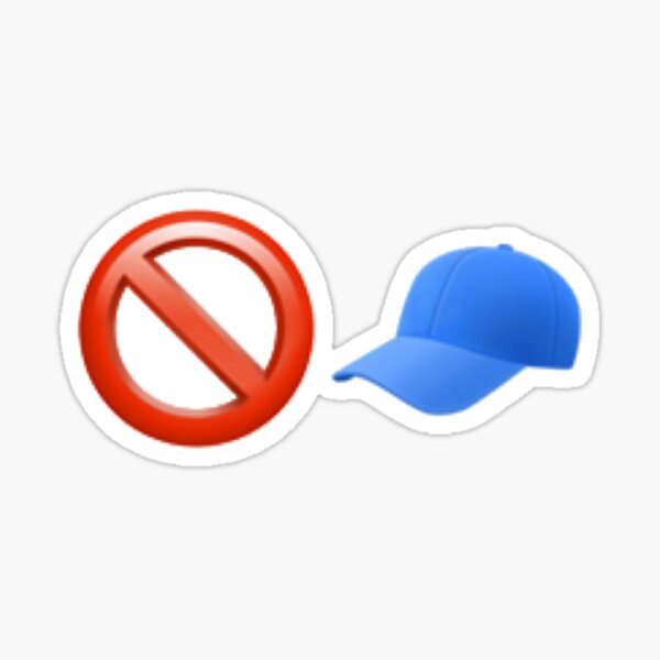 "no cap (emoji)" Sticker for Sale by maddymarxx | Redbubble