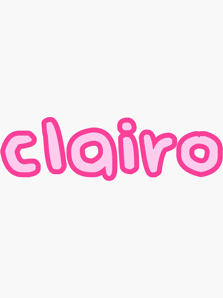 "Clairo Sticker" Sticker for Sale by jadaamayo | Redbubble