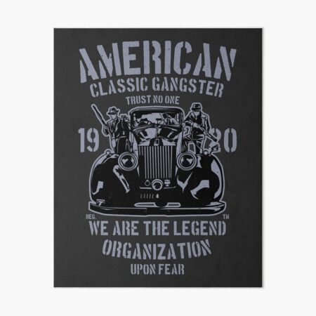 "Vintage Classic American Mob Gangster - 1920s NYC" Art Board Print by ...