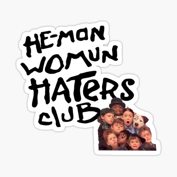"The Little Rascals "He-Man Womun Haters Club"" Sticker for Sale by ...