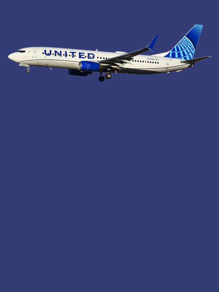 "United Airlines 737-800" T-shirt for Sale by johnkelloggflys ...