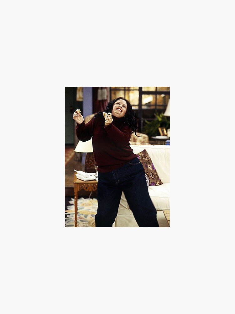 "Fat Monica" Sticker by teaganann2133 | Redbubble