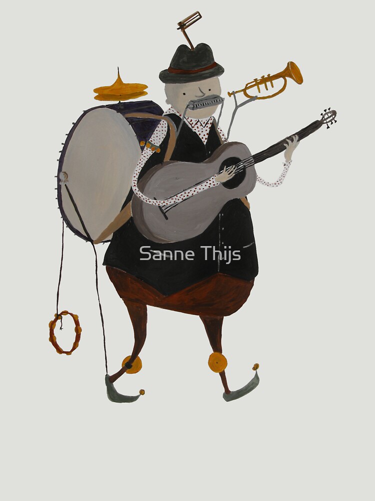 "One Man Band Machine" T-shirt for Sale by mimmam | Redbubble | music t ...