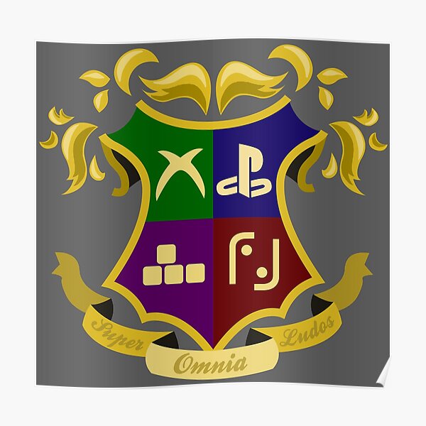 "Gamer Crest, Original" Poster for Sale by ca1lyps0 | Redbubble