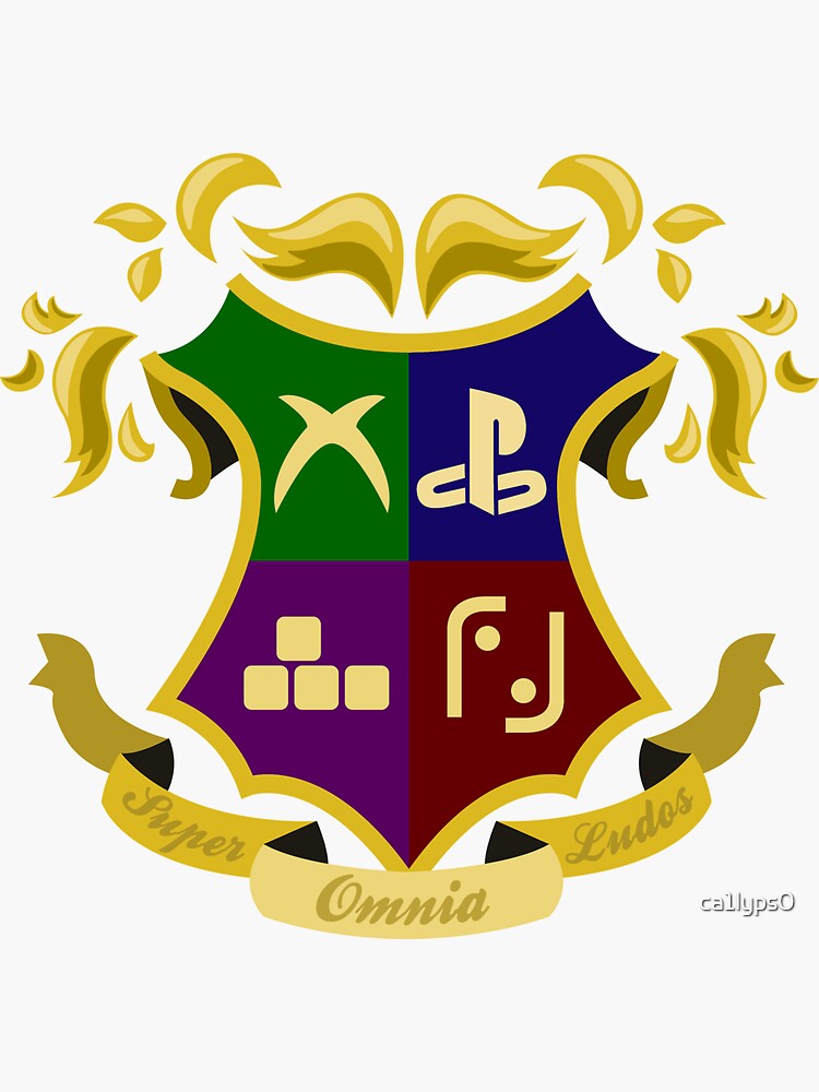 "Gamer Crest, Original" Sticker by ca1lyps0 | Redbubble